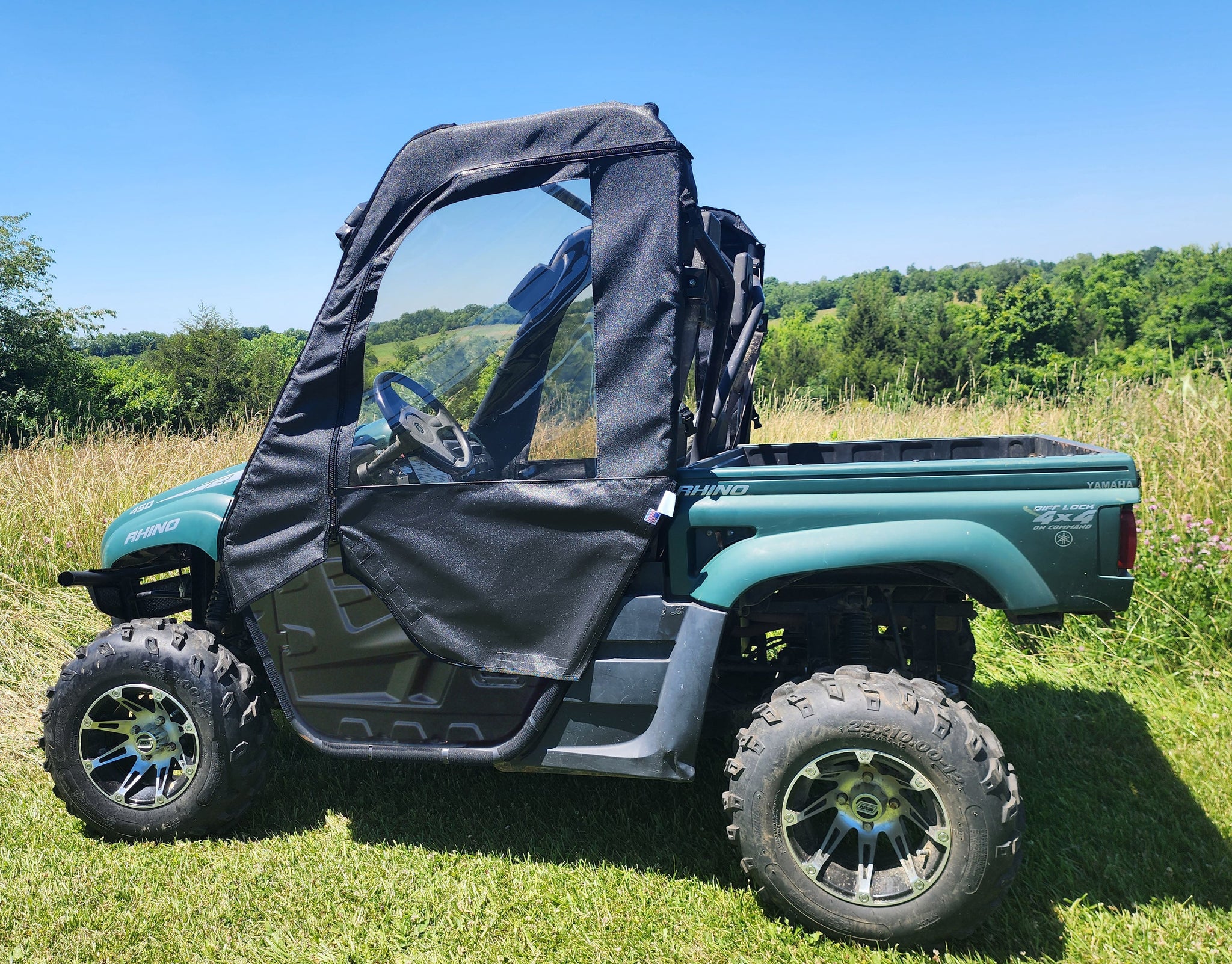 Yamaha Rhino Soft Doors by 3 Star UTV - Durable and Versatile