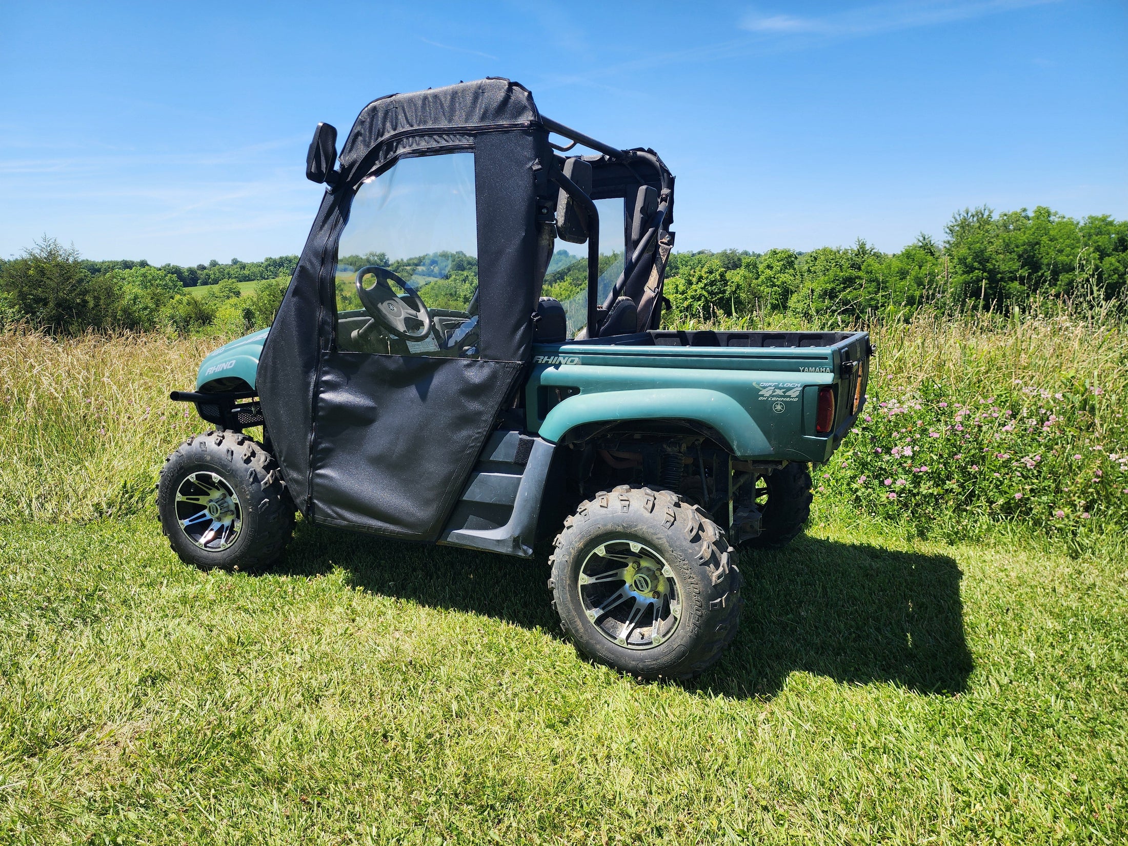 Yamaha Rhino Soft Doors by 3 Star UTV - Durable and Versatile
