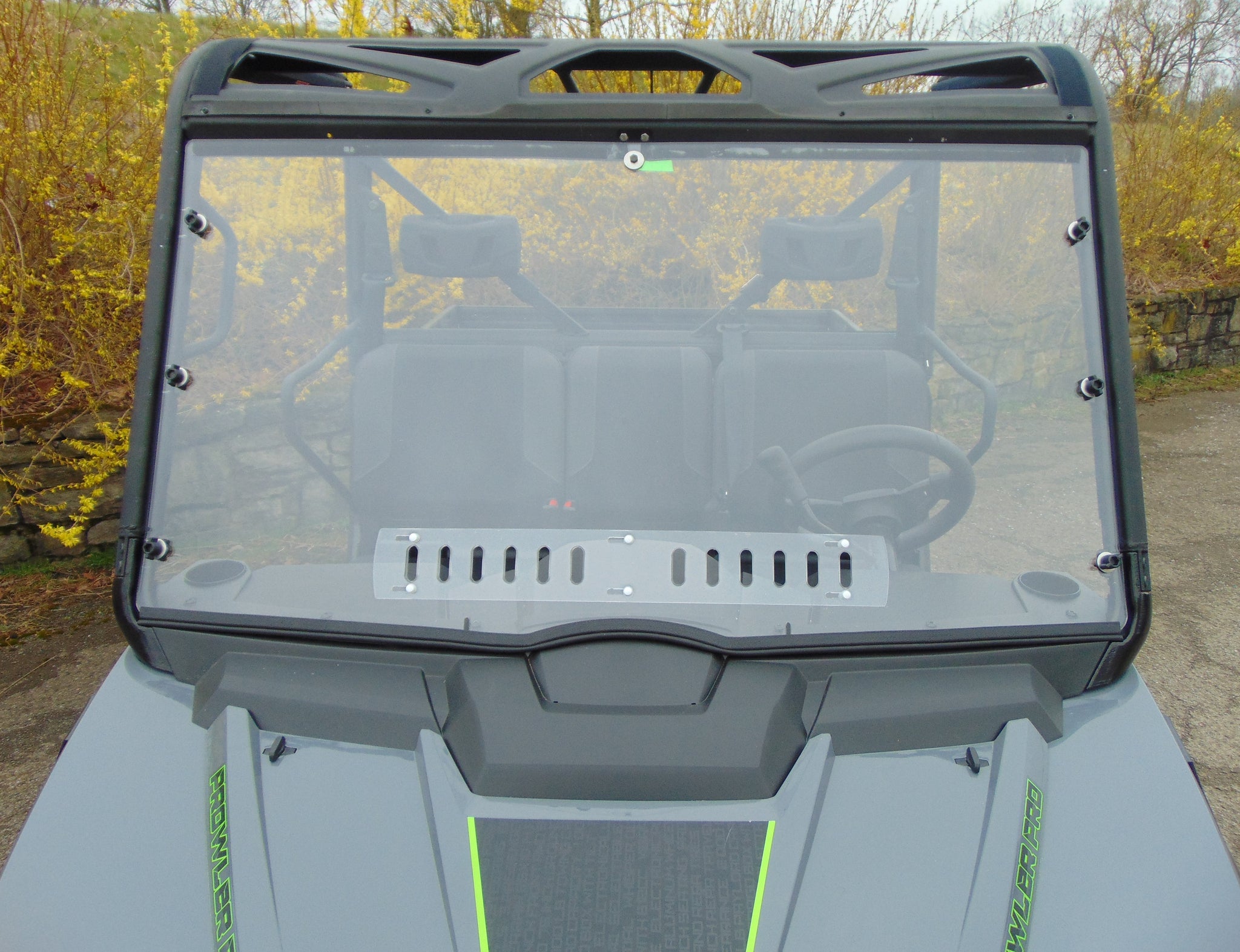 Arctic Cat Prowler PRO - 1-Piece Scratch-Resistant Windshield – 3 Star UTV