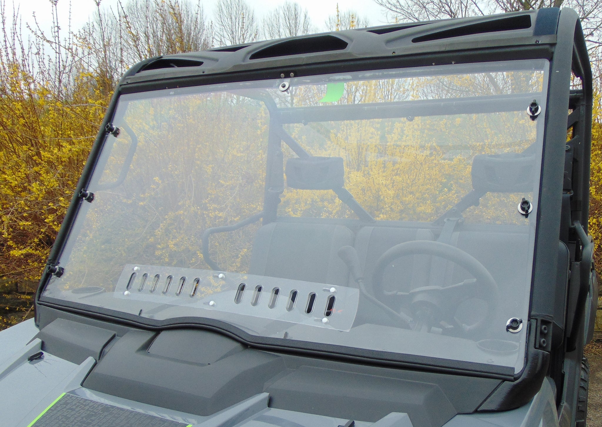 Arctic Cat Prowler PRO - 1-Piece Scratch-Resistant Windshield – 3 Star UTV