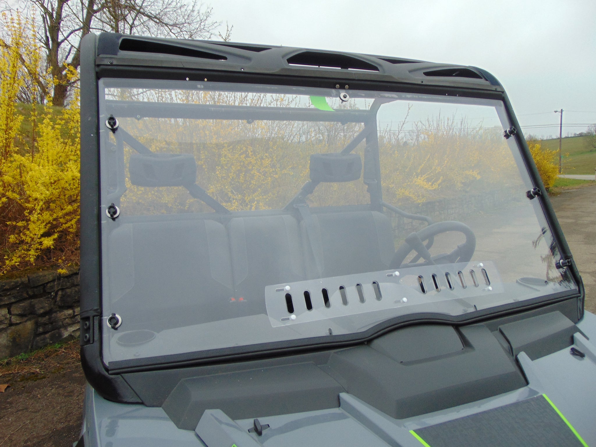 Arctic Cat Prowler PRO - 1-Piece Scratch-Resistant Windshield – 3 Star UTV