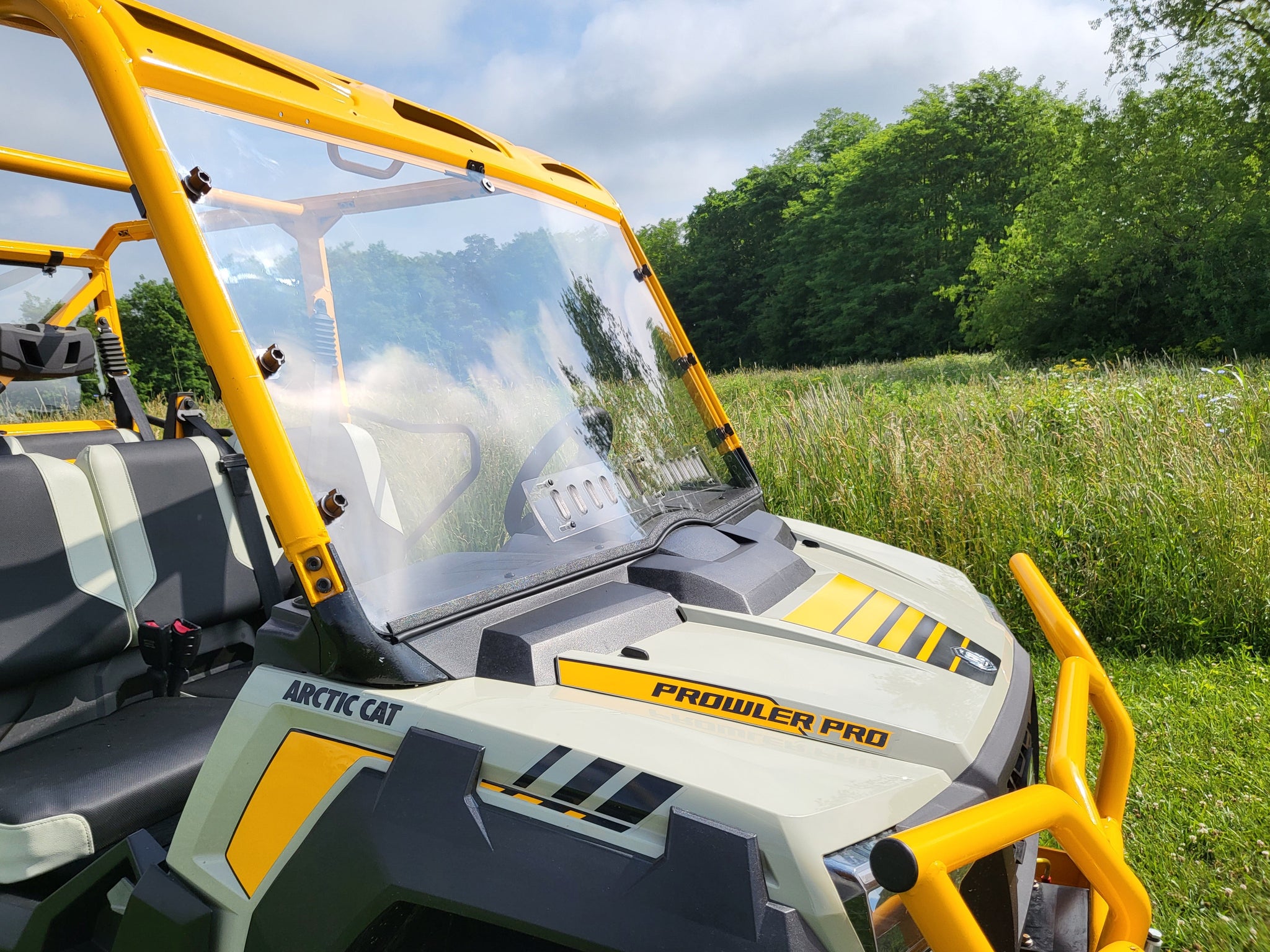 Arctic Cat Prowler PRO Crew - 1 Pc Scratch-Resistant Windshield – 3 ...