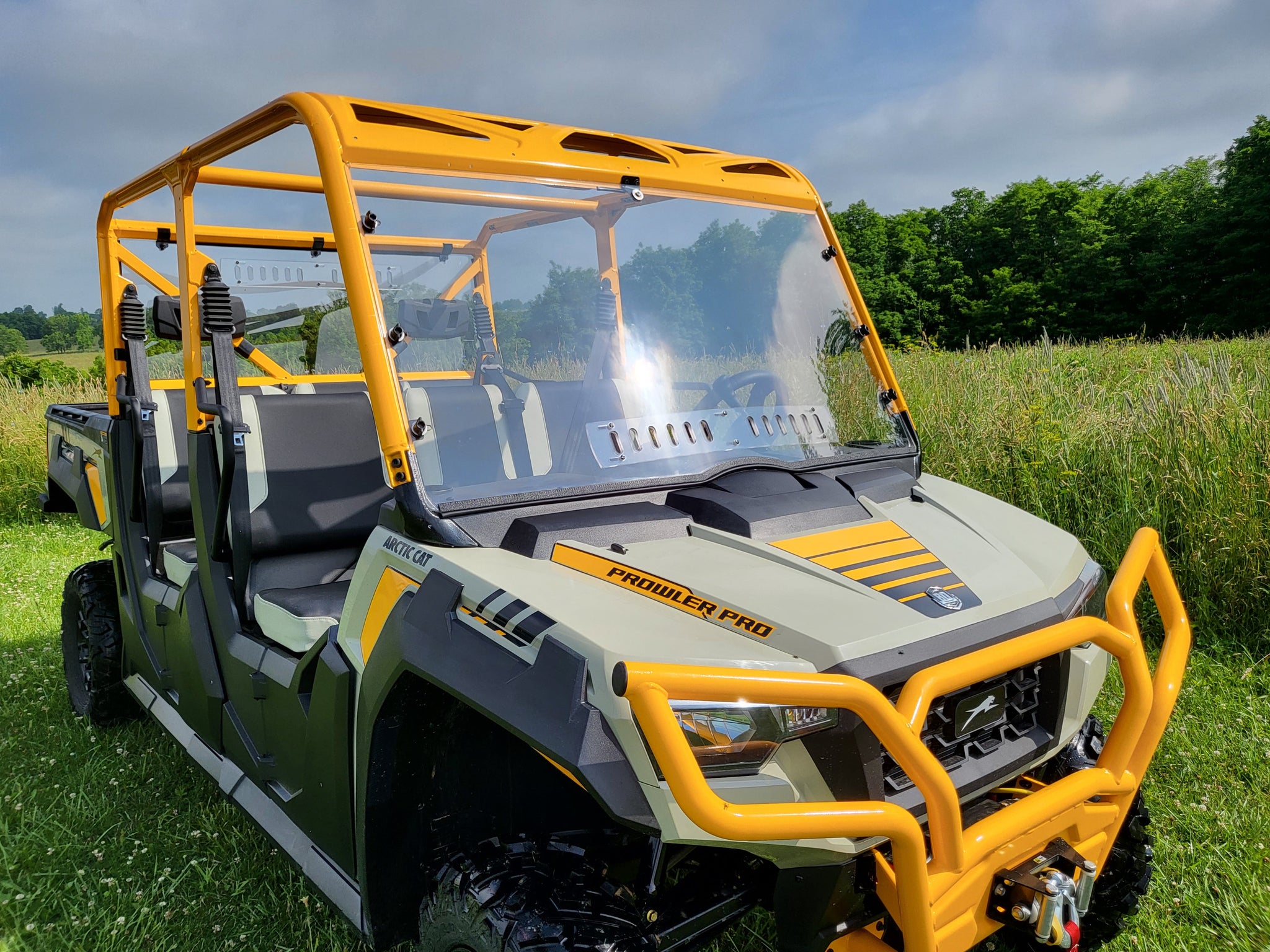 Arctic Cat Prowler PRO Crew - 1 Pc Scratch-Resistant Windshield – 3 ...