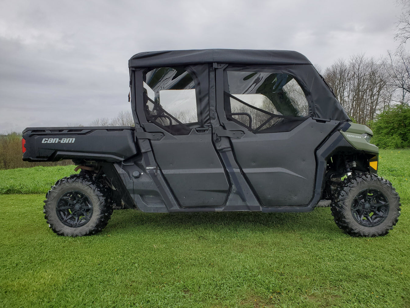 Can-Am Defender Max 4 - Full Cab Enclosure For Hard Windshield (Half D ...