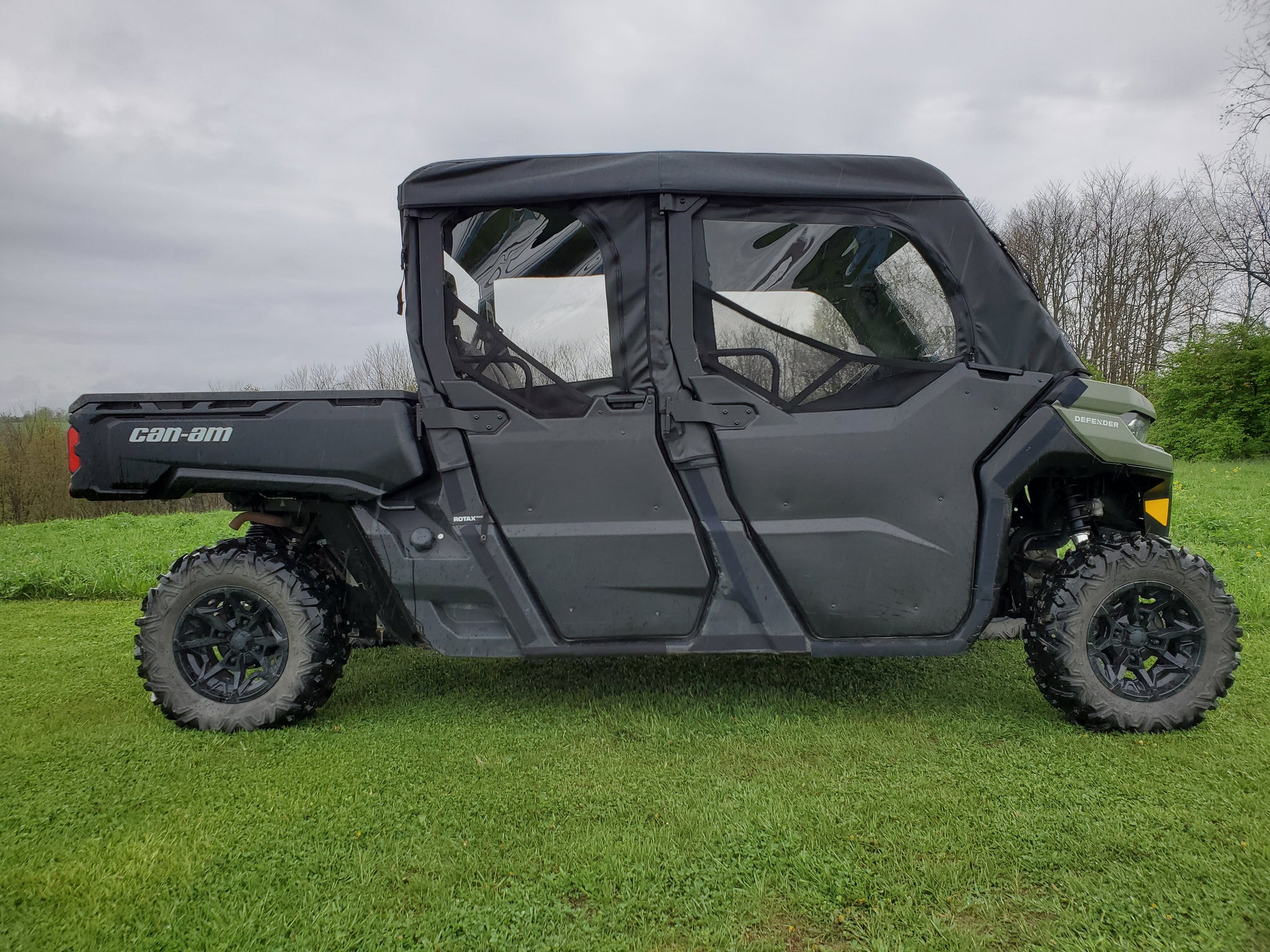 Can-Am Defender Max 4 - Full Cab Enclosure For Hard Windshield (Half D ...