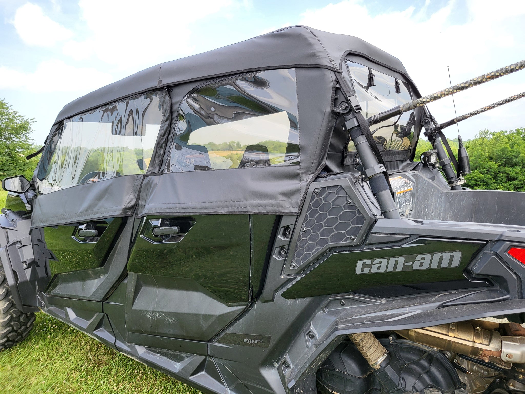 Can-Am Maverick Sport Max - Full Cab Enclosure For Hard Windshield – 3 ...