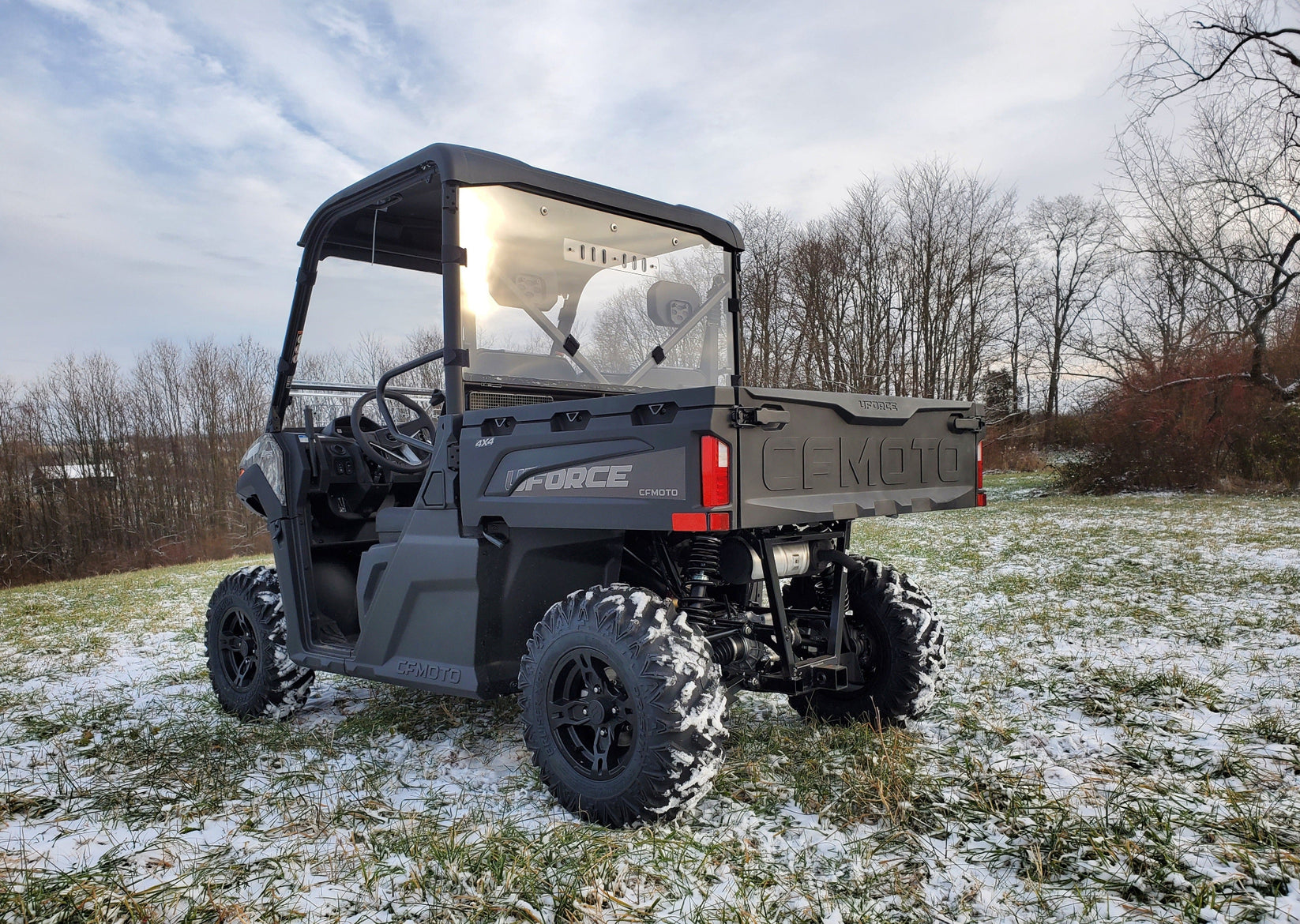 CFMoto UForce 600 - 1 Pc Lexan Back Panel w/Clamp and Vent Options – 3 ...