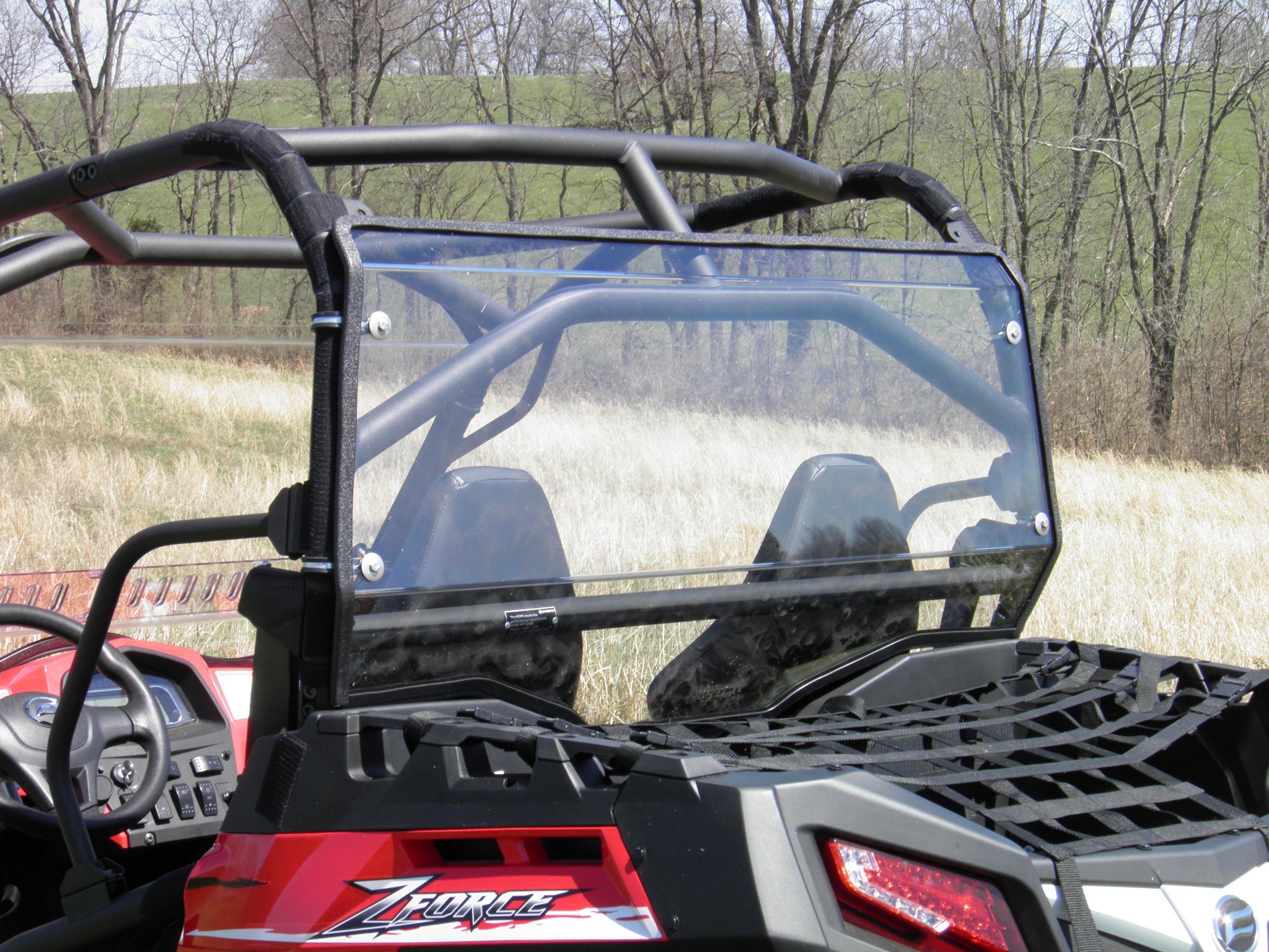 CFMoto ZForce 500/800/1000 - 1 Piece Lexan Back Panel – 3 Star UTV