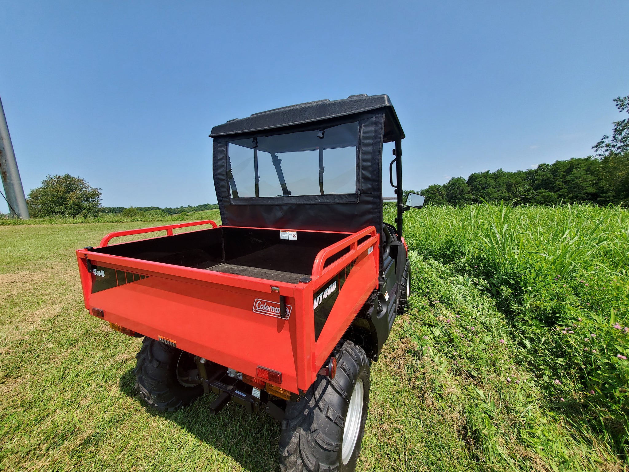 Coleman UT400/HiSun HS 400 - Soft Back Panel – 3 Star UTV