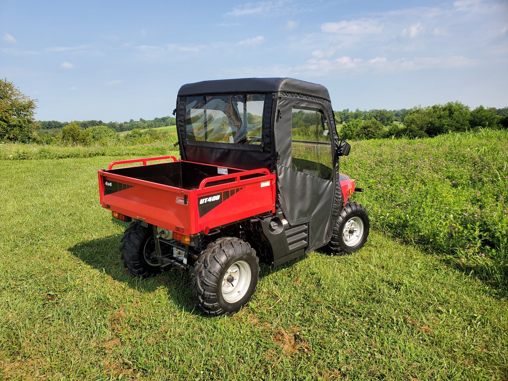 Coleman UT400/HiSun HS 400 - Full Cab Enclosure for Hard Windshield – 3 ...