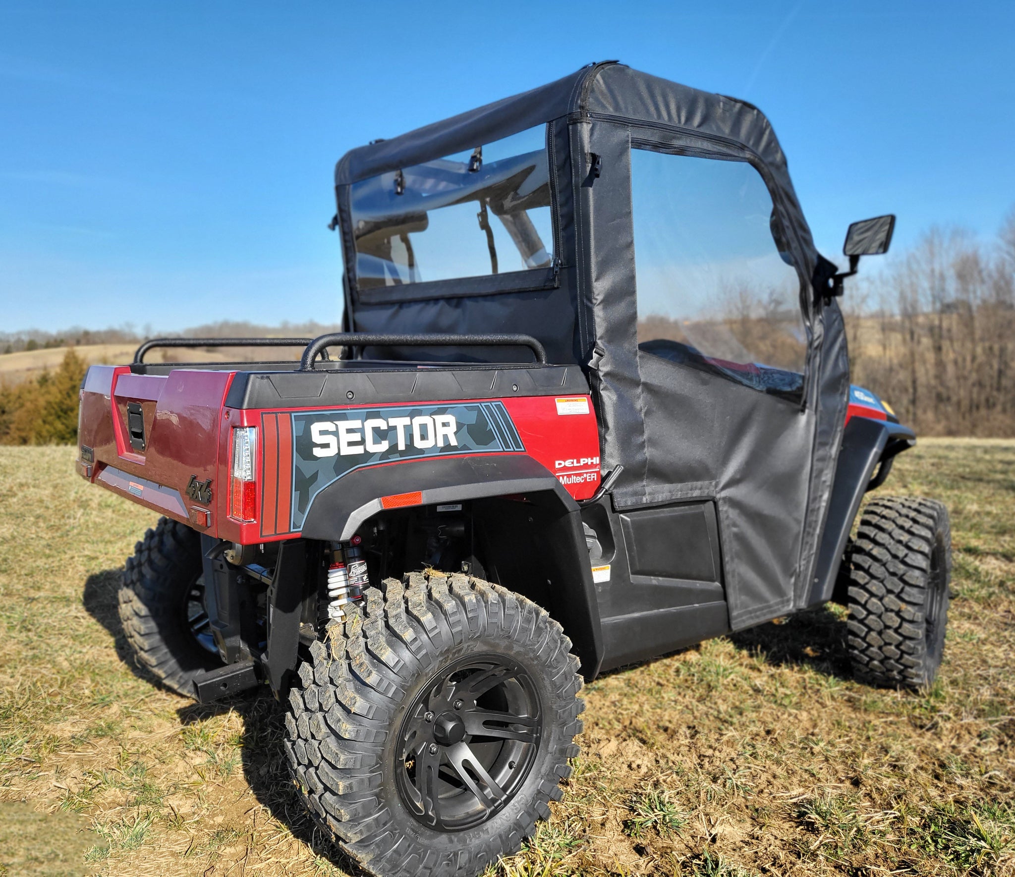 HiSun Sector 450 - Door/Rear Window Combo – 3 Star UTV