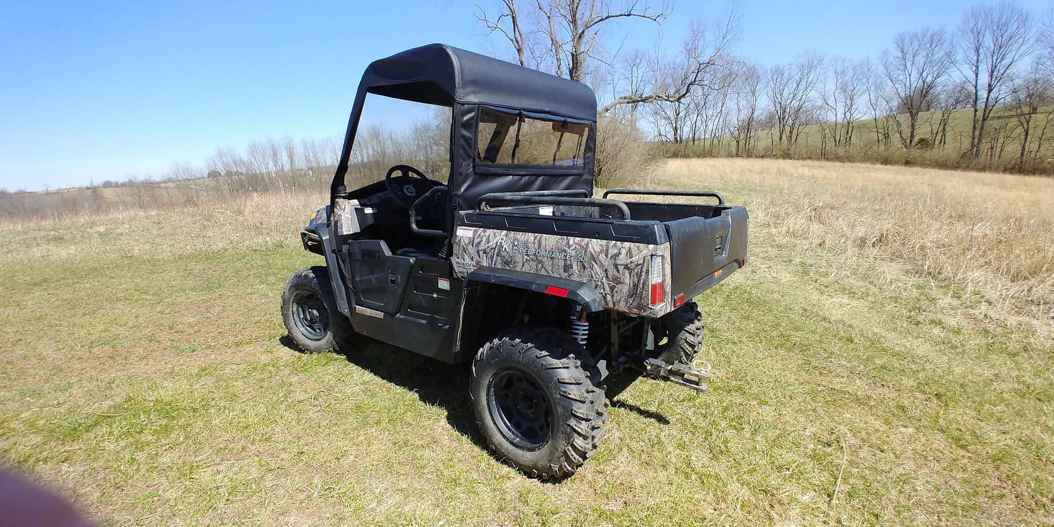 HiSun Sector 550/750 - Vinyl Windshield/Top/Rear Combo – 3 Star UTV