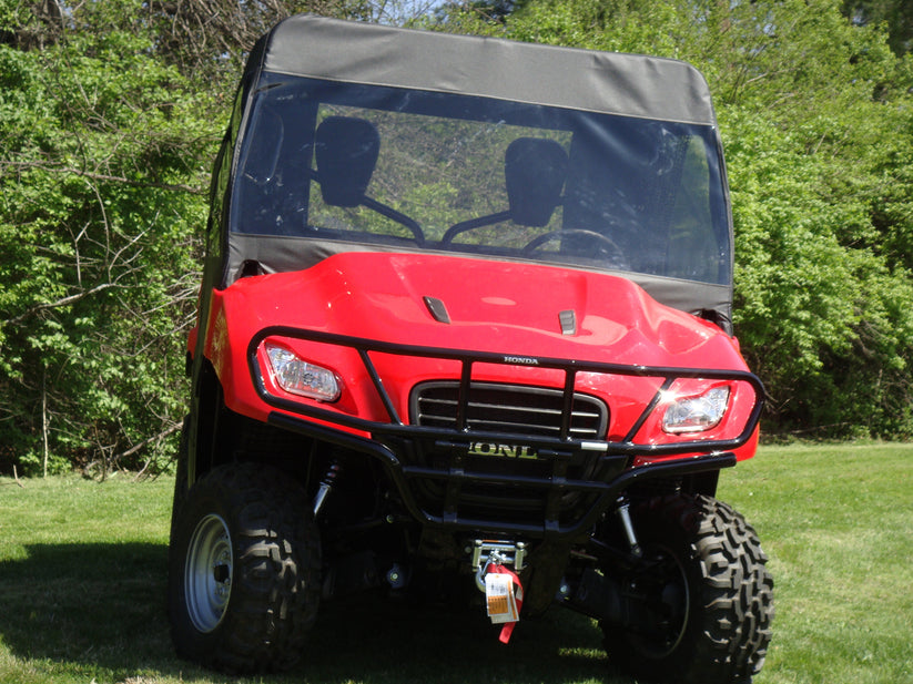 Honda Big Red - Full Cab Enclosure with Vinyl Windshield – 3 Star UTV