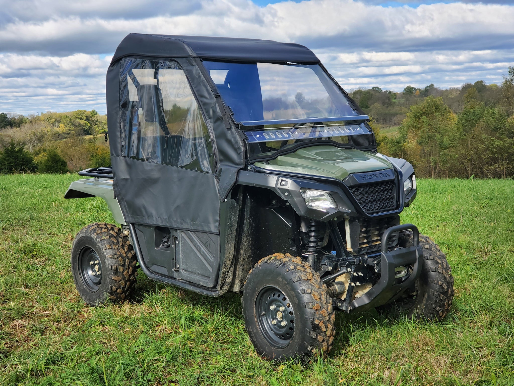 Honda Pioneer 500/520 - Full Cab Enclosure For Hard Windshield – 3 Star UTV