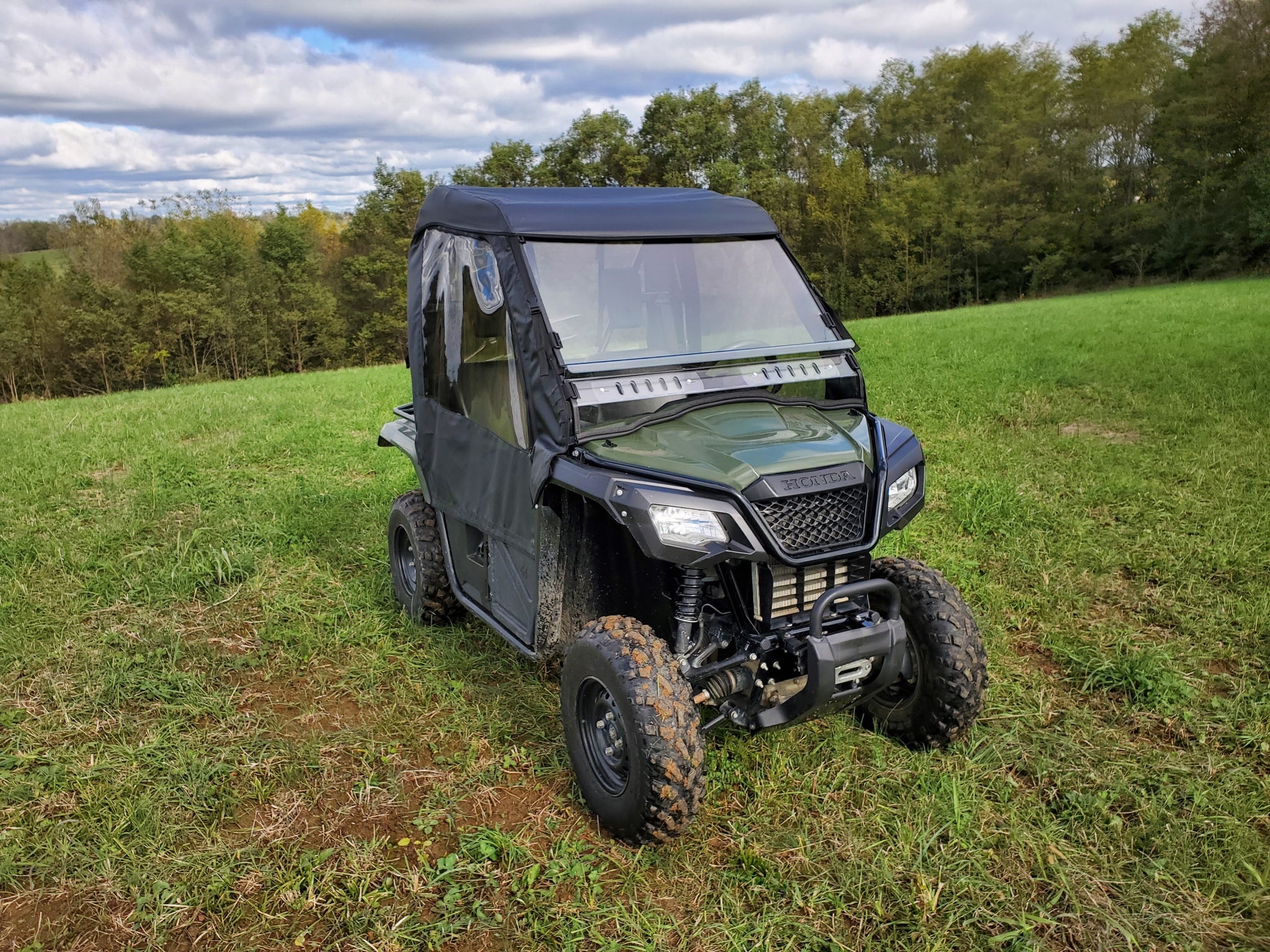 Honda Pioneer 500/520 - Full Cab Enclosure For Hard Windshield – 3 Star UTV