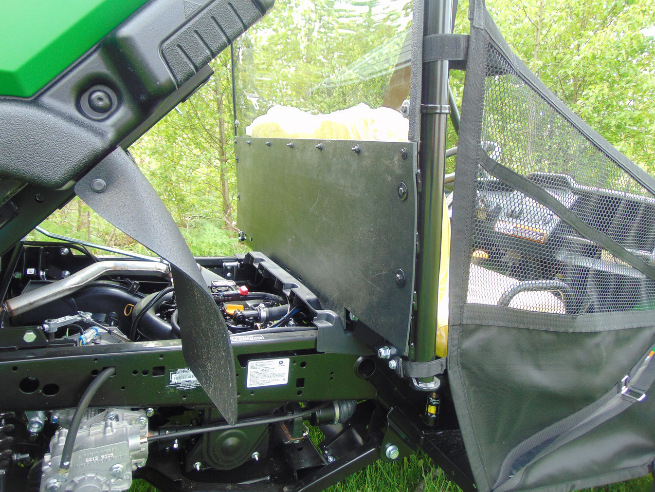 John Deere Gator XUV 4-Seater - Lexan Back Panel w/Vent and ABS Lower ...