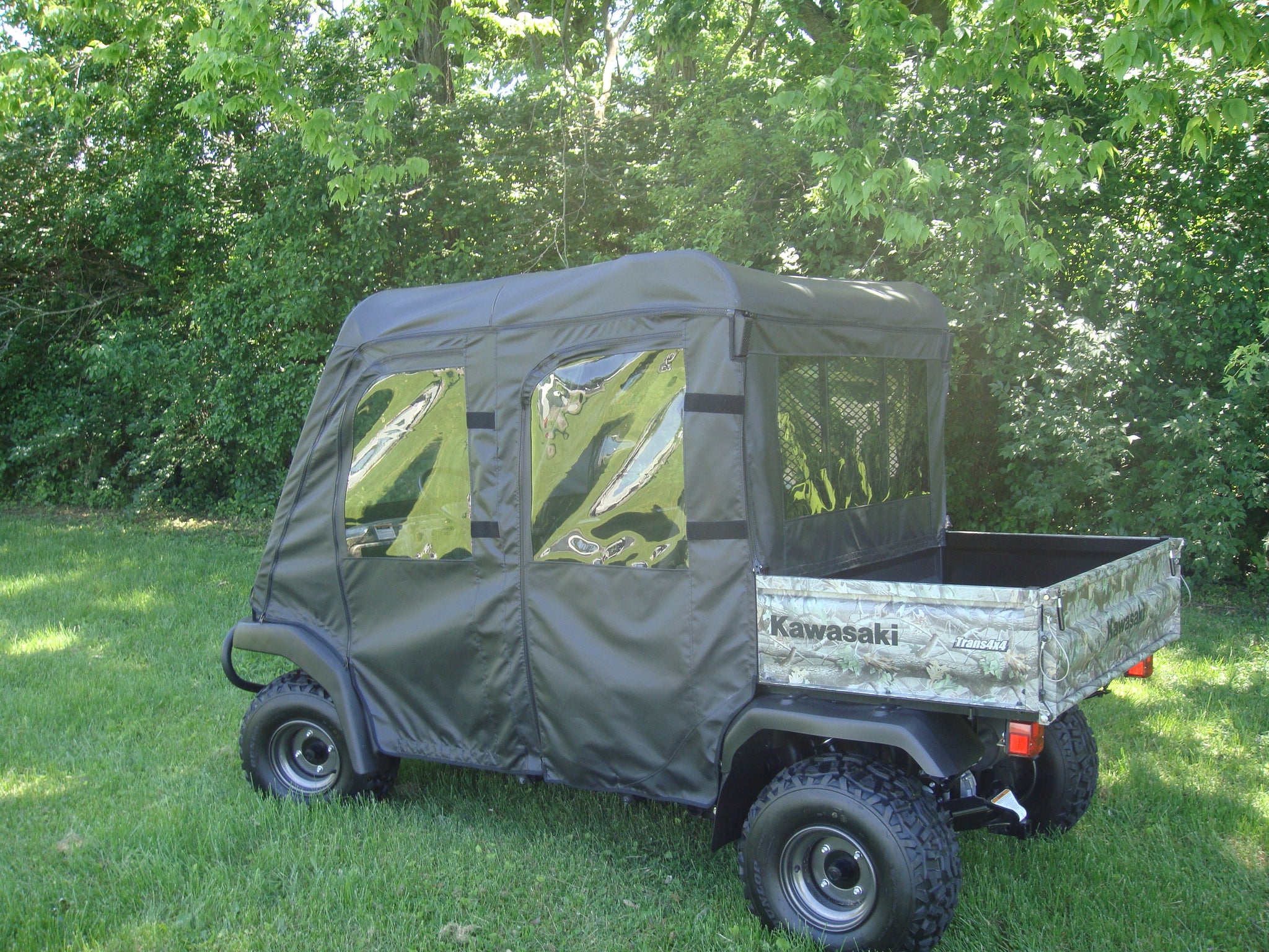 Kawasaki Mule 4000/4010 Trans - Full Cab Enclosure for Hard Windshield ...