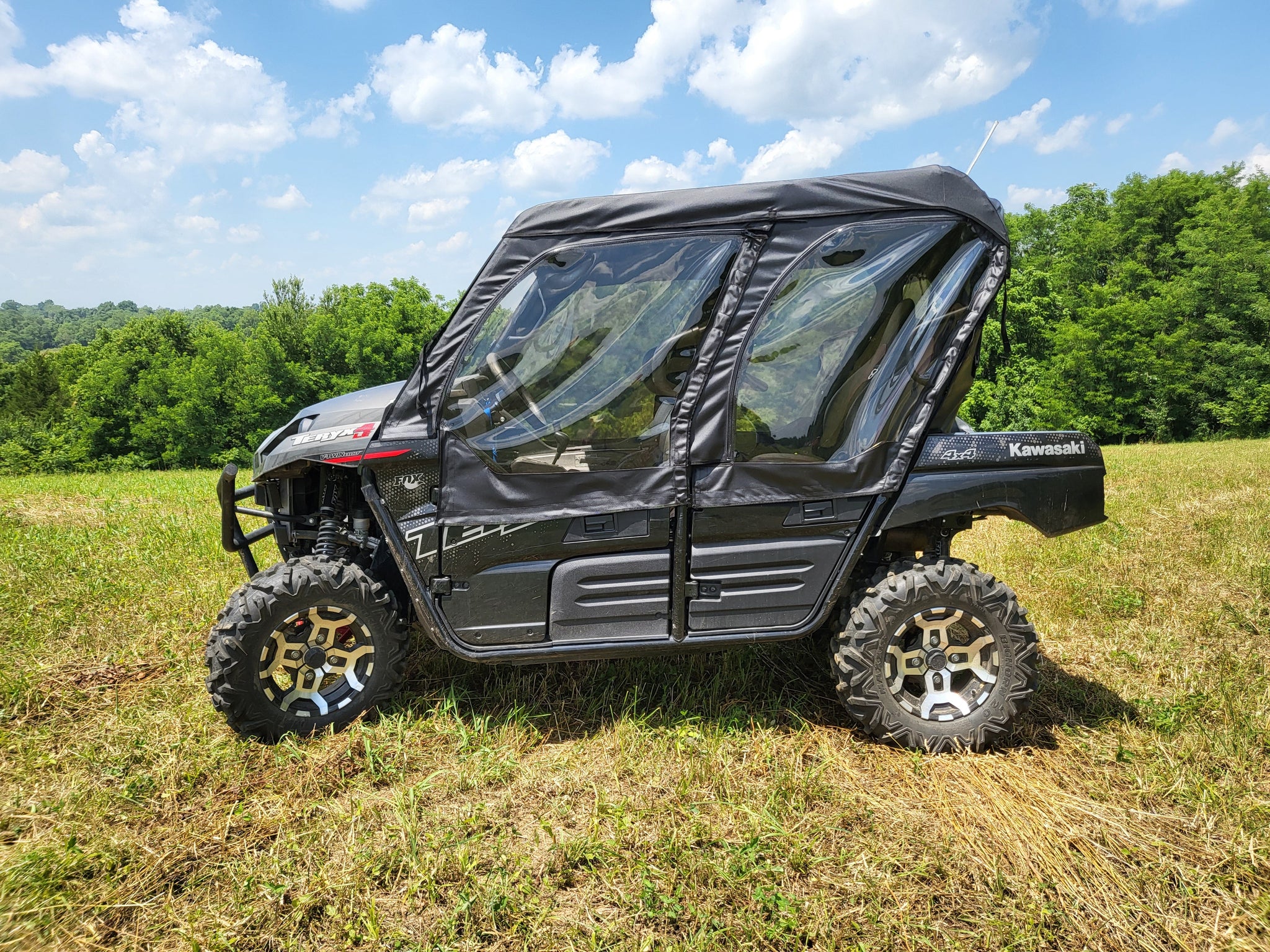 Kawasaki Teryx 4-Seater - Full Cab Enclosure with Vinyl Windshield – 3 ...