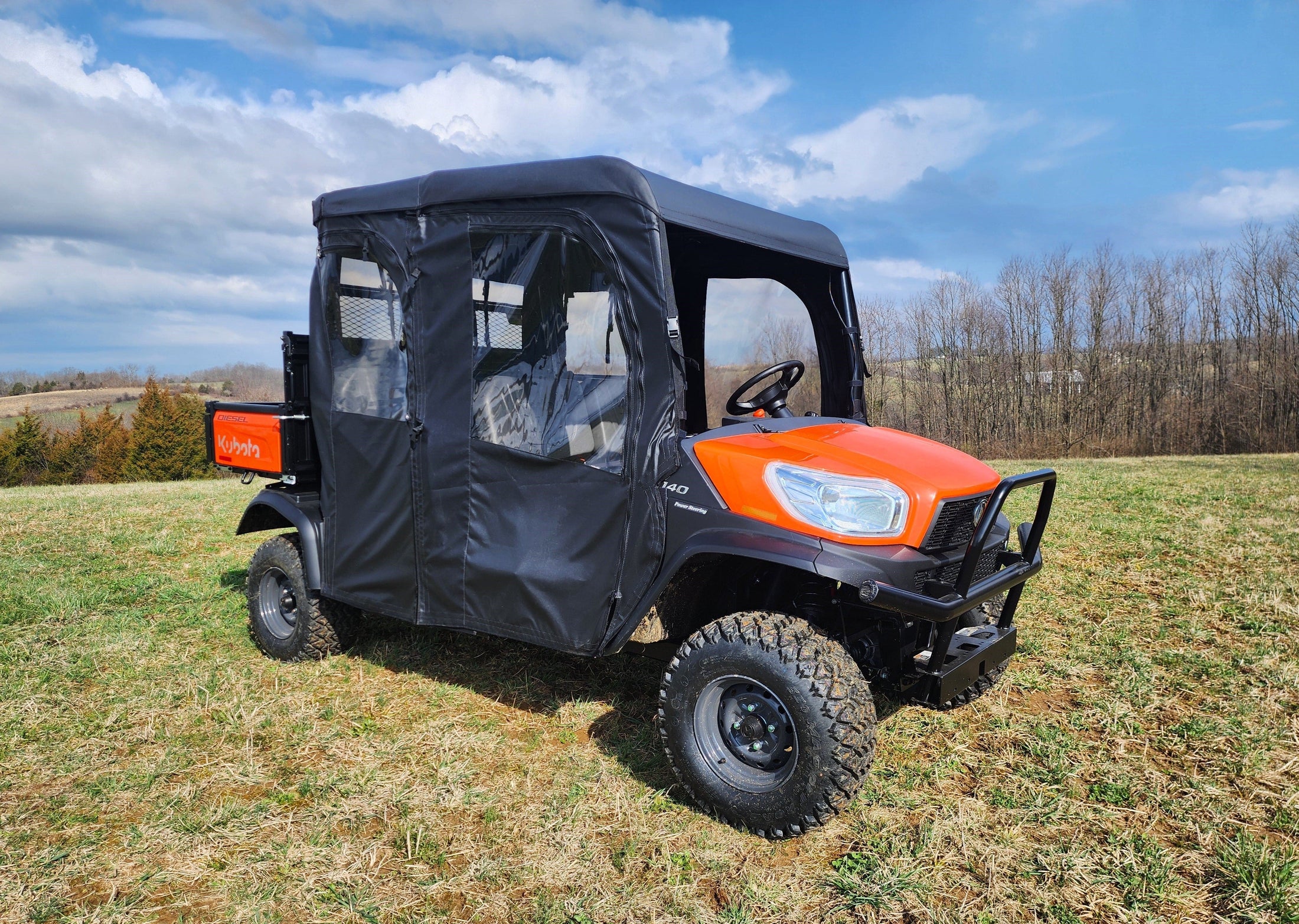Kubota RTV X1140 - Full Cab Enclosure for Hard Windshield – 3 Star UTV