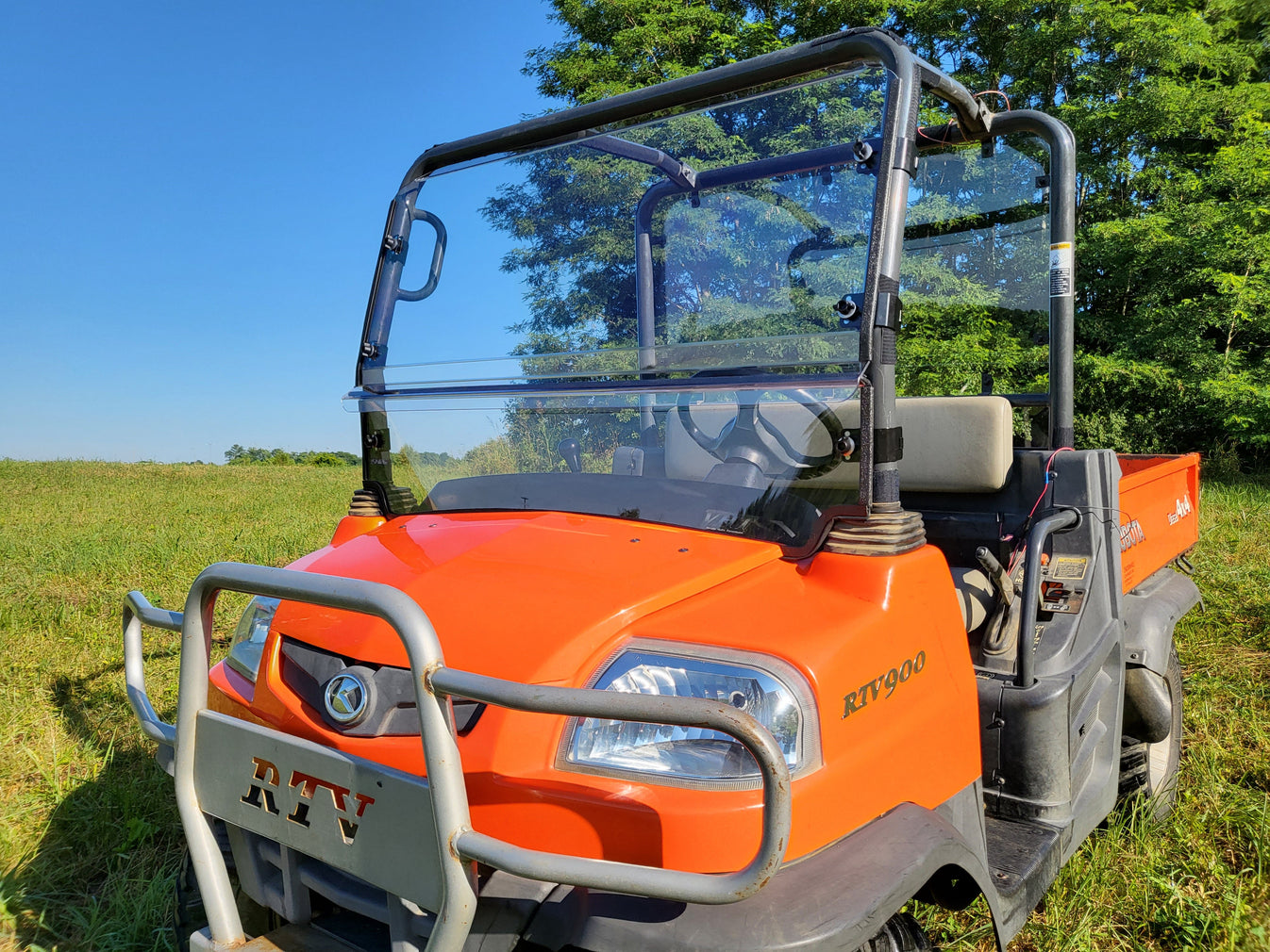 Kubota RTV 900/1120 - 2 Pc Windshield w/Hard Coat, Clamp, and Vent Opt ...