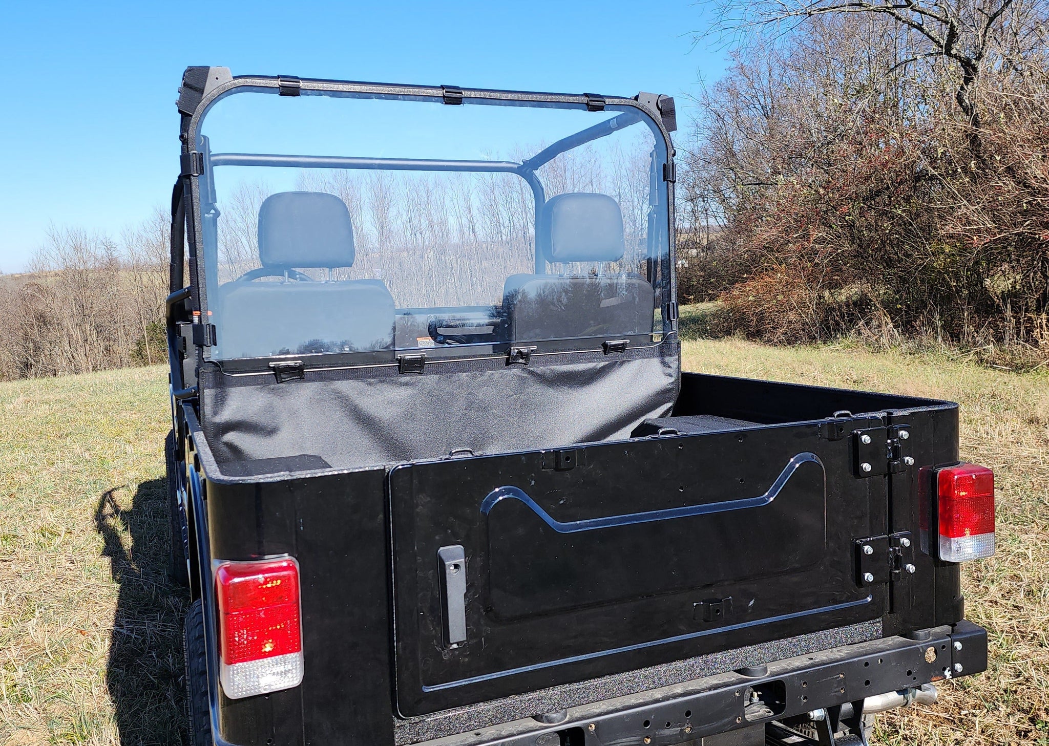 Mahindra Roxor (2022+) - Lexan Back Panel w/Clamp, Vent, and Soft Lowe ...