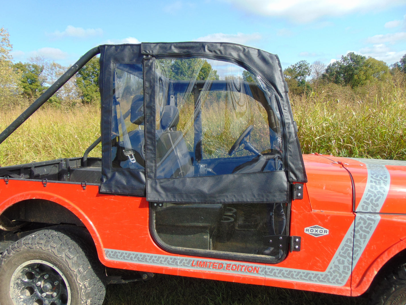 Mahindra Roxor - Full Cab Enclosure for Hard Windshield (Half Doors ...