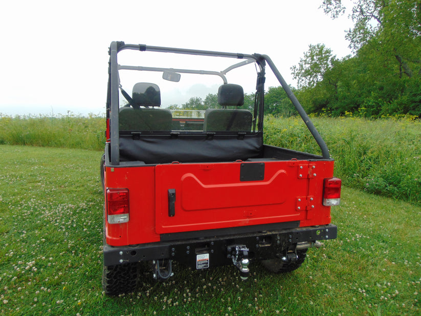 Mahindra Roxor - Lexan Back Panel w/Clamp and Vent Options – 3 Star UTV
