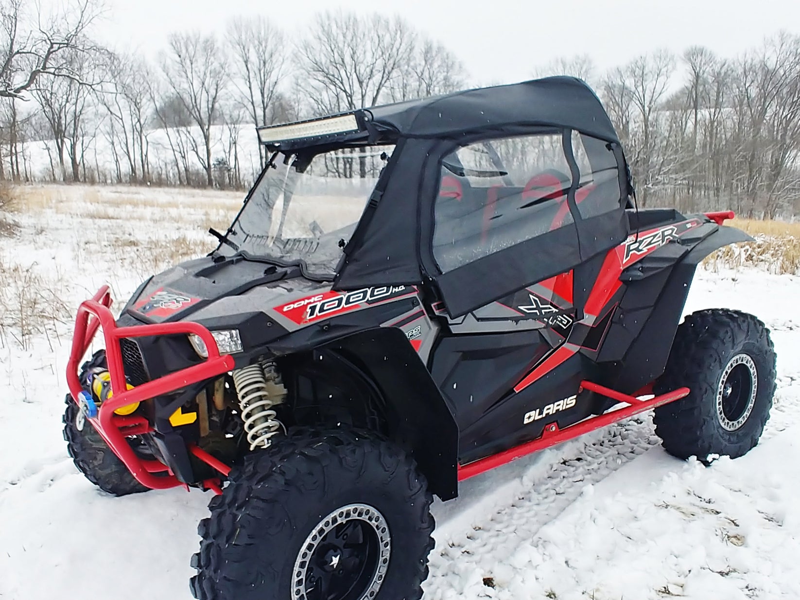 Polaris RZR 1000 - Full Cab Enclosure for Hard Windshield – 3 Star UTV