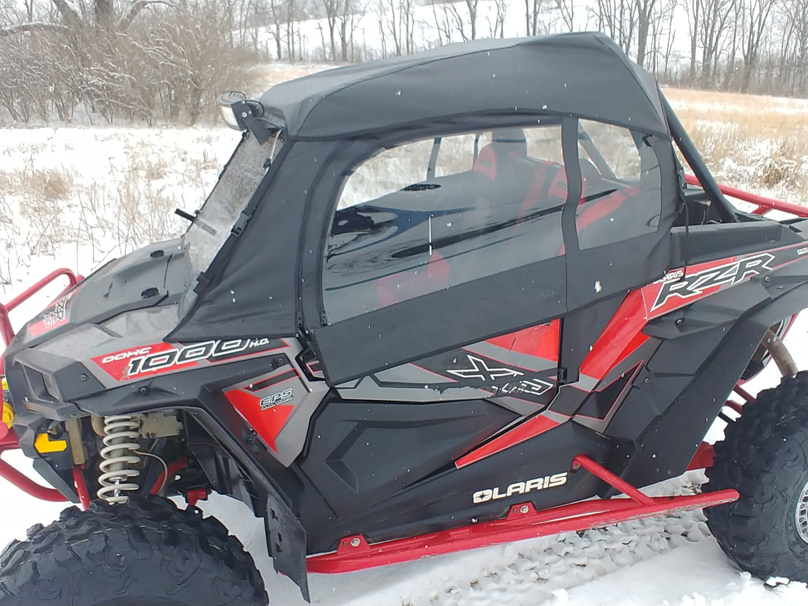 Polaris RZR 1000 - Full Cab Enclosure for Hard Windshield – 3 Star UTV