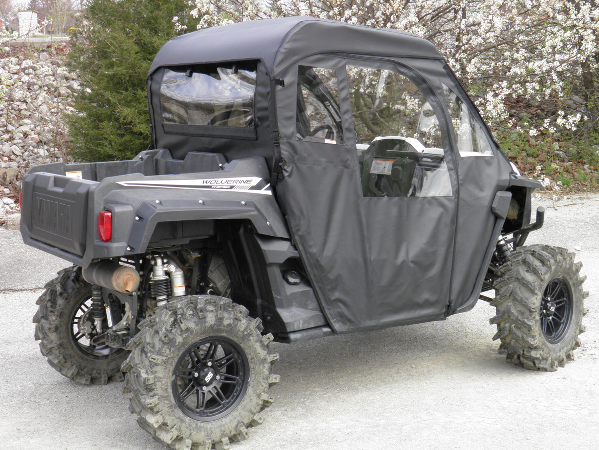 Yamaha Wolverine - Full Cab Enclosure for Hard Windshield (Full Doors ...