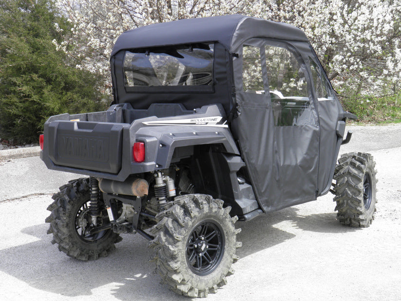 Yamaha Wolverine - Full Cab Enclosure with Vinyl Windshield (Full Door ...