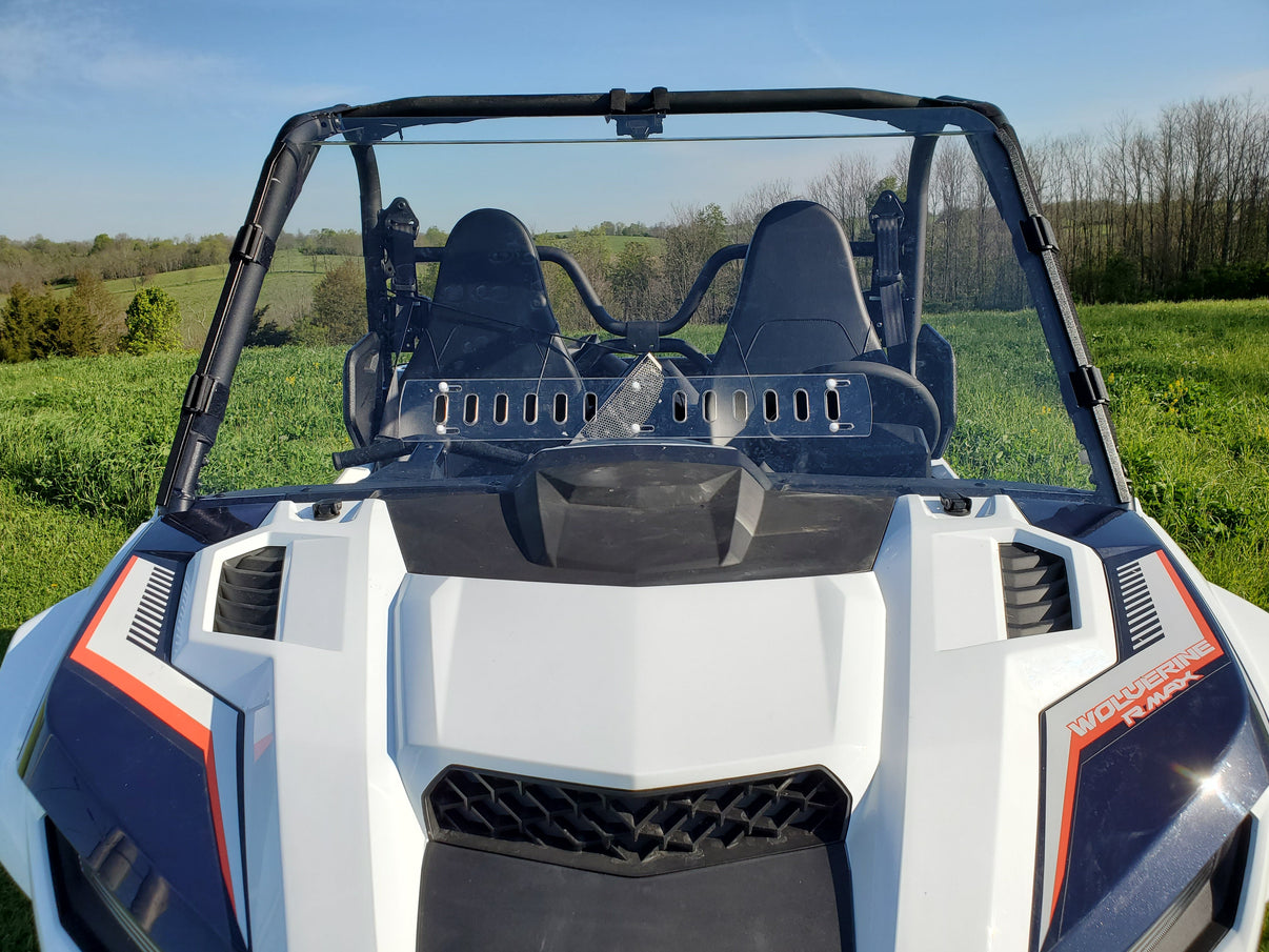 Yamaha Wolverine RMAX 1000 - 1 pc Windshield w/Hard Coat, Clamp and Ve ...